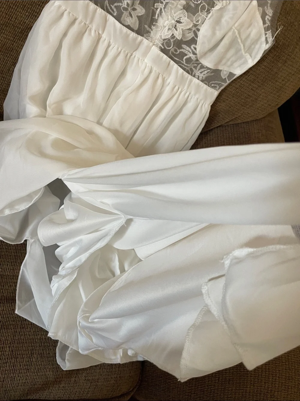 dressed | Dresses | White Lace Bodice Formal Girls Dress | Poshmark